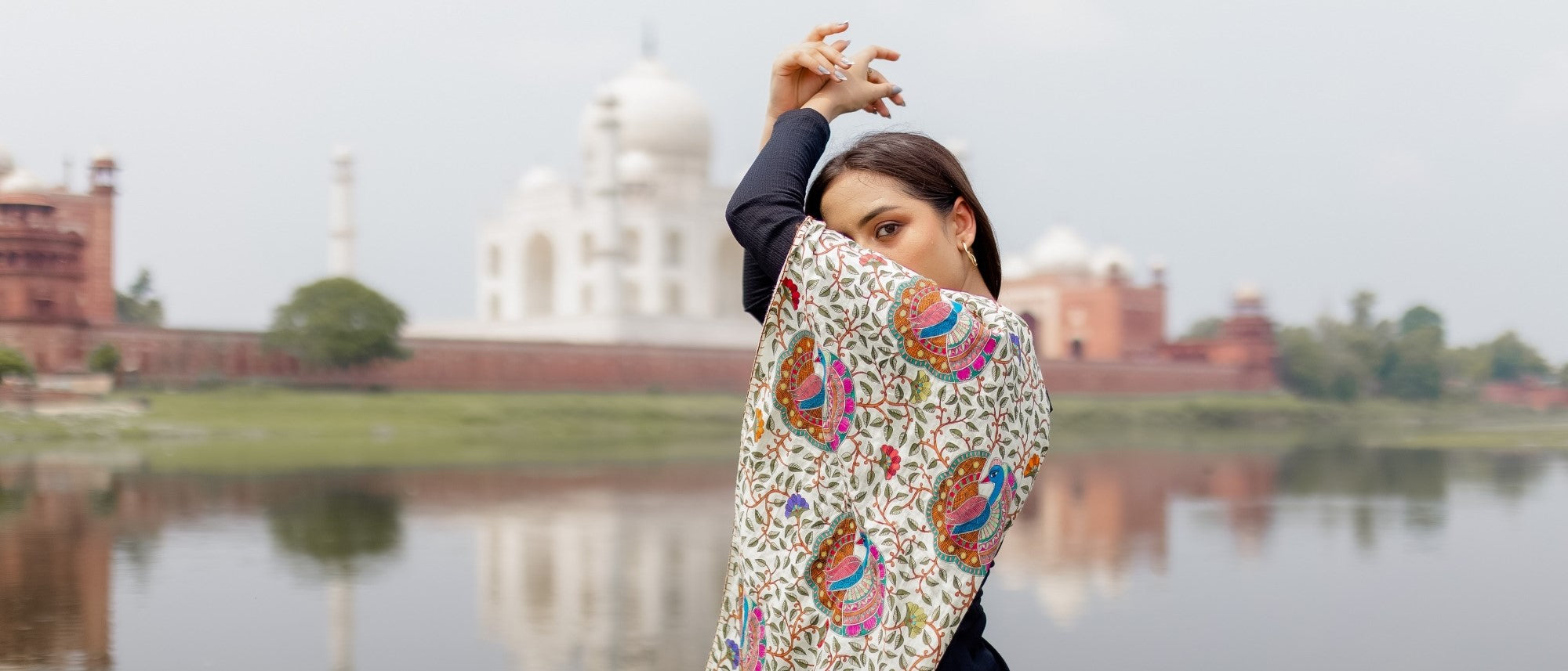 Buy Stoles in India | Women's Stole Designer Online | Handmade Dupattas – KAAMNA