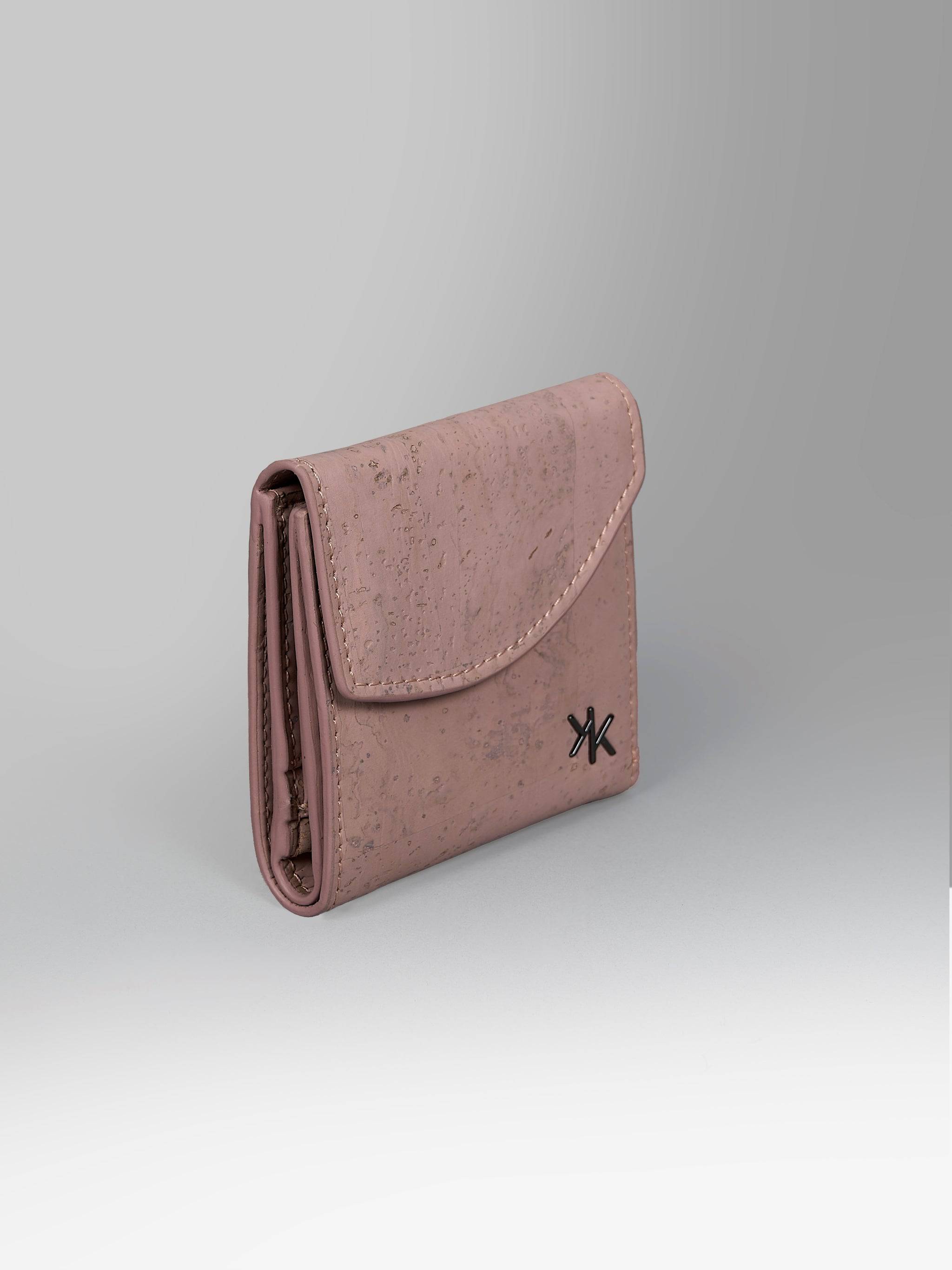 Mini Wallet in Cork - Light Pink – KAAMNA